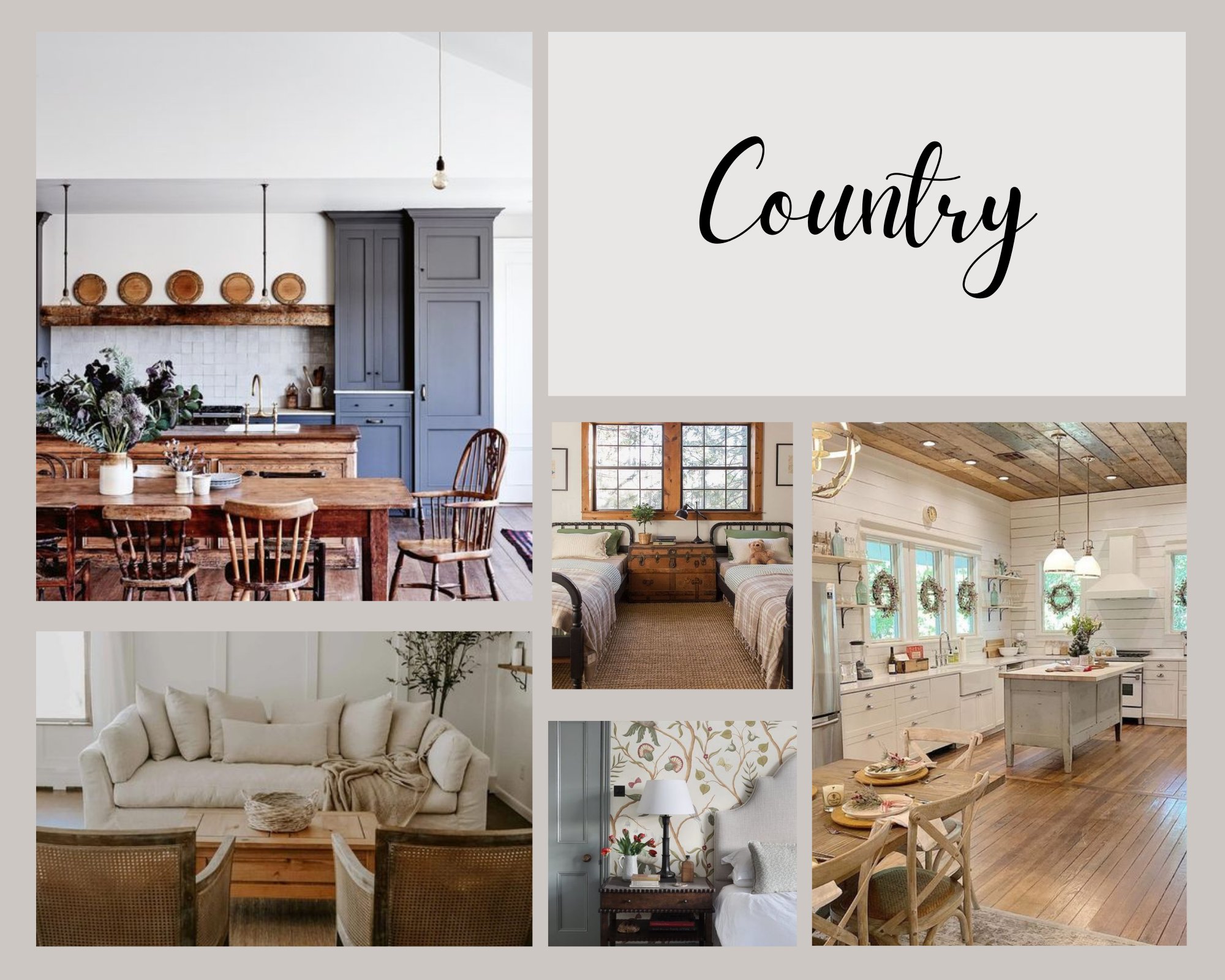 COUNTRY STYLE - MANG HƠI THỞ THIÊN NHIÊN VÀO NGÔI NHÀ BẠN